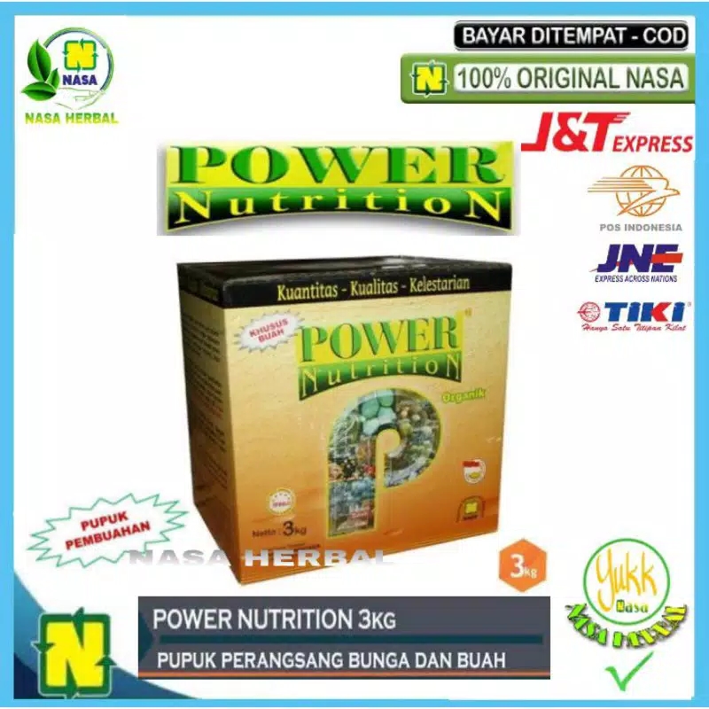 Power Nutrition Nasa 3 KG - Pupuk Organik Cair Pelebat Buah - Pupuk ...