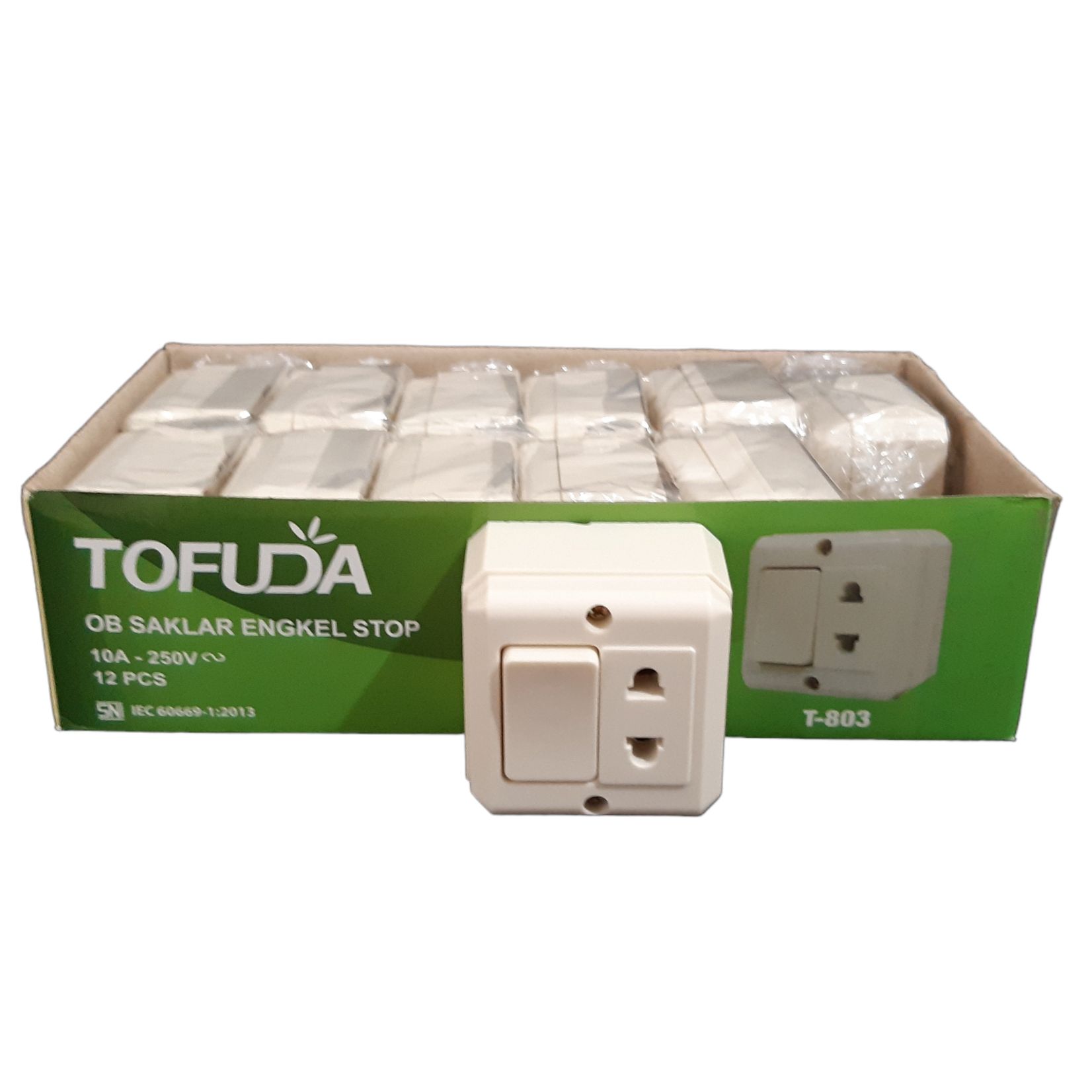 Paket 12 Pcs TOFUDA Saklar Engkel Stop OB T-803 | Lazada Indonesia