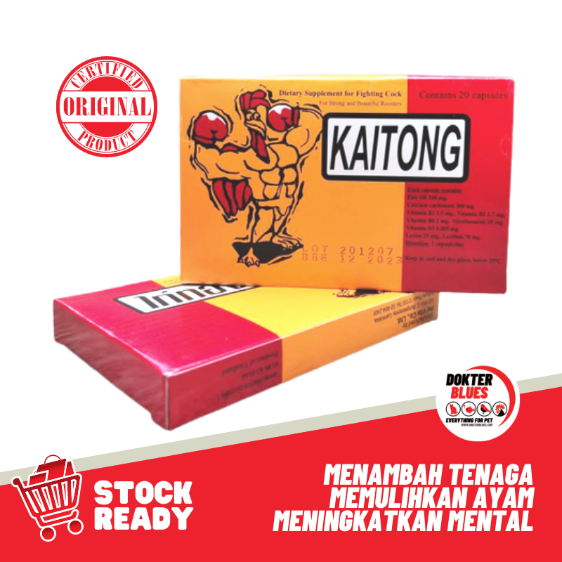 KAITONG (20 Kapsul) Original Suplemen Ayam Petarung | Lazada Indonesia