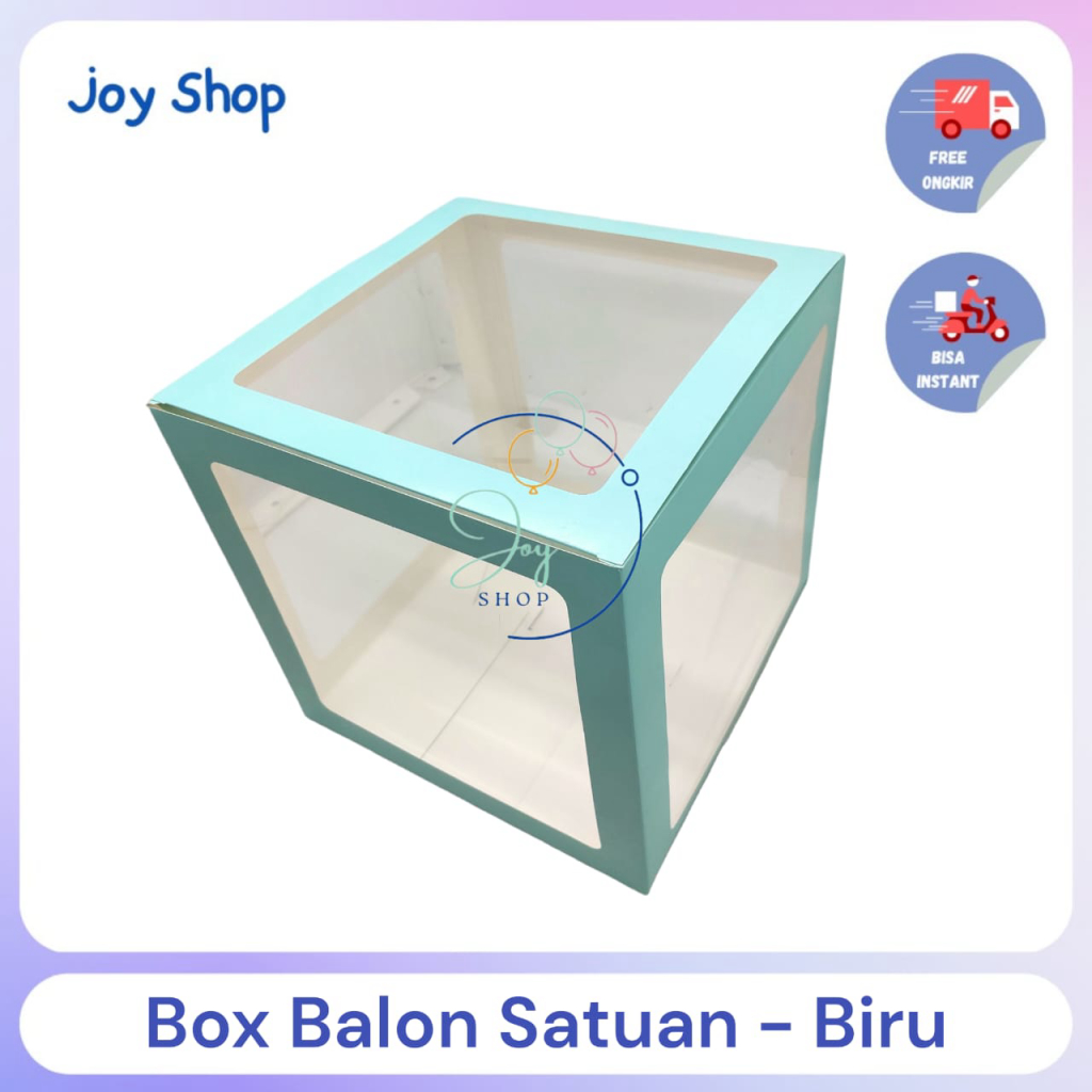 Box Balon Huruf Mika Transparant Satuan DIY Abjad Balloon Boxes ...