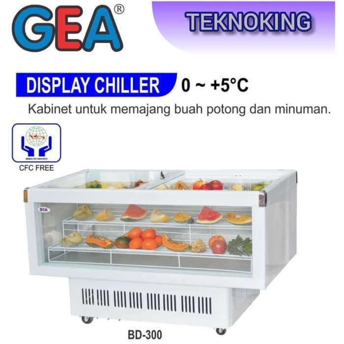 GEA DISPLAY CHILLER BD-300 | Lazada Indonesia