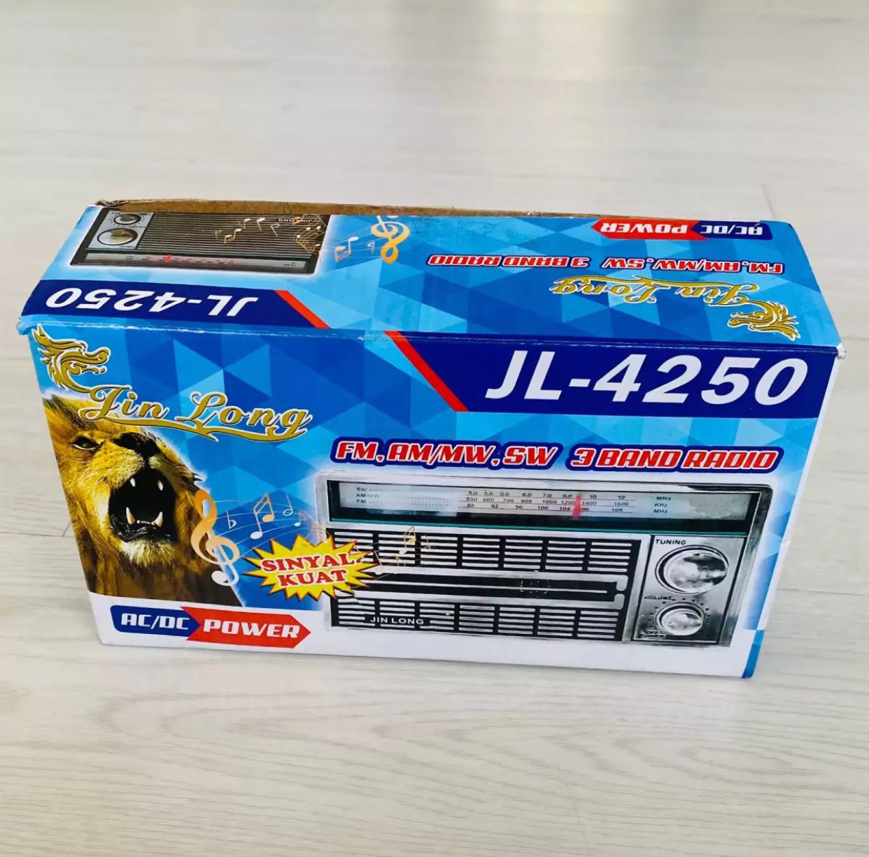 Radio Klasik International JL 4250 Model Jadul AM FM Portable Radio ...