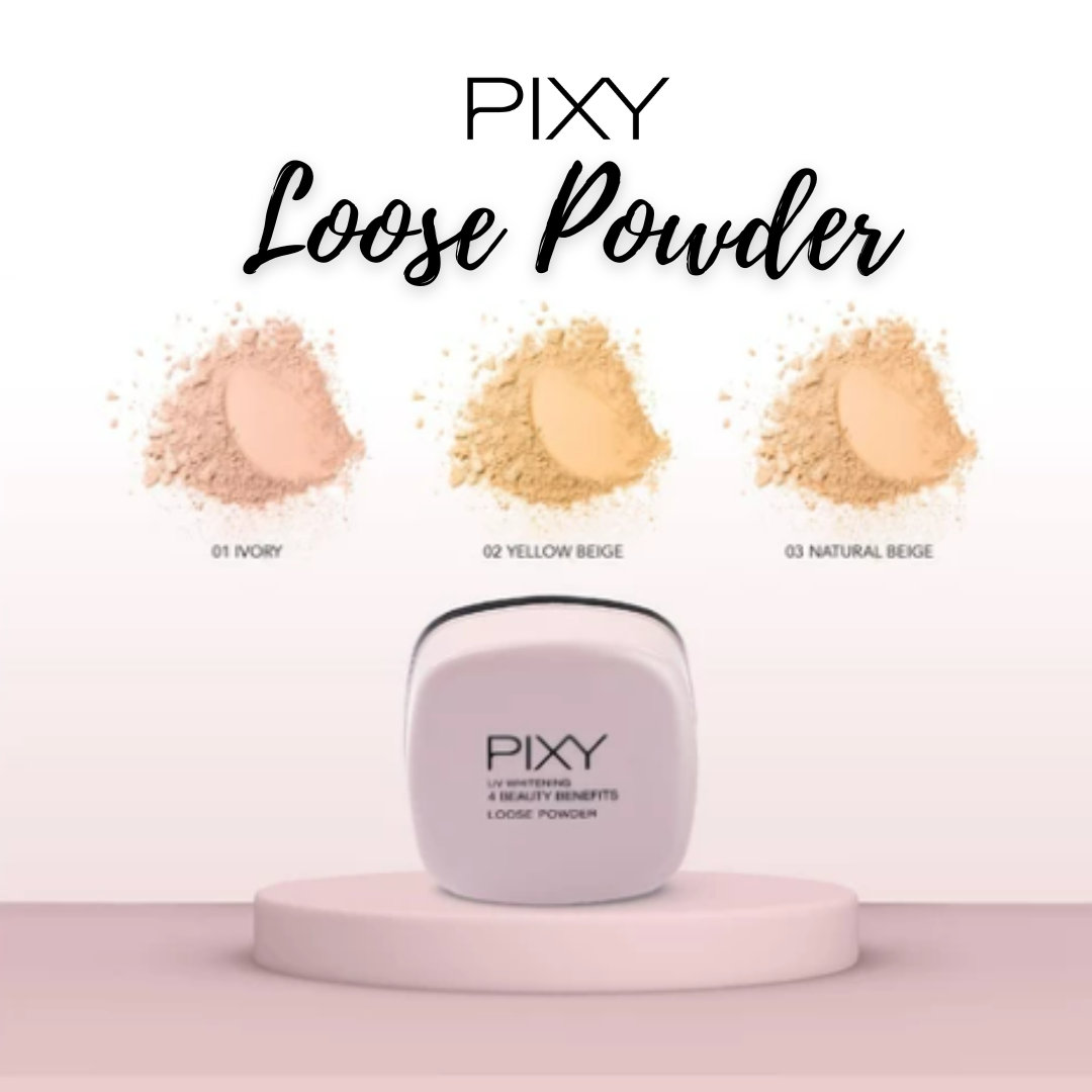 Pixy UV Whitening Loose Powder SPF 15 12gr Bedak Tabur 4 Beauty Benefit ...