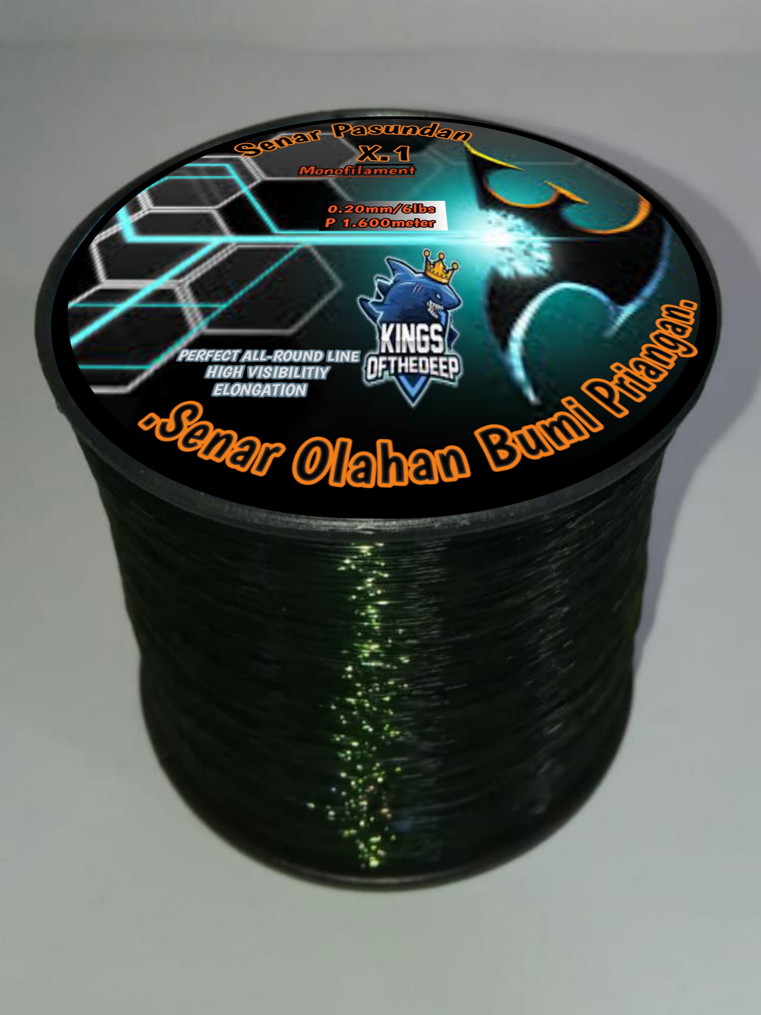 SENAR PANCING PASUNDAN WARNA HIJAU LUMUT (ROL BESAR ) PANJANG500-1000 ...