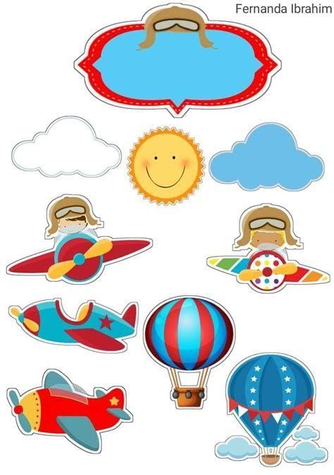 topper hiasan kue karakter pesawat pilot pramugari bisa custom nama ...