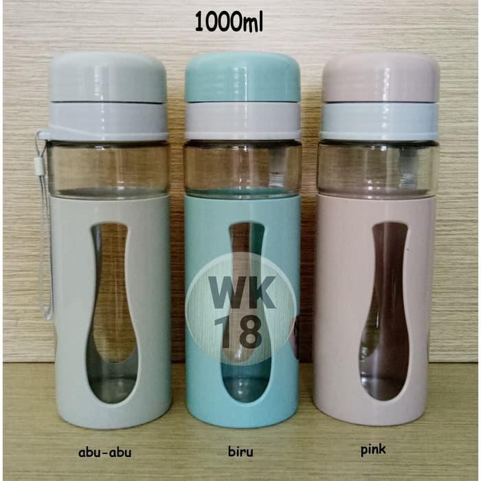 BEST SELLER !!! botol minum terbuat dari kaca+tempat air minum panas ...