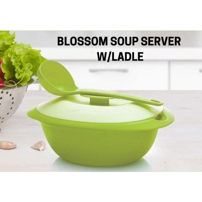 Tupperware Blossom Soup Server With Laddle Limited edition Wadah ...