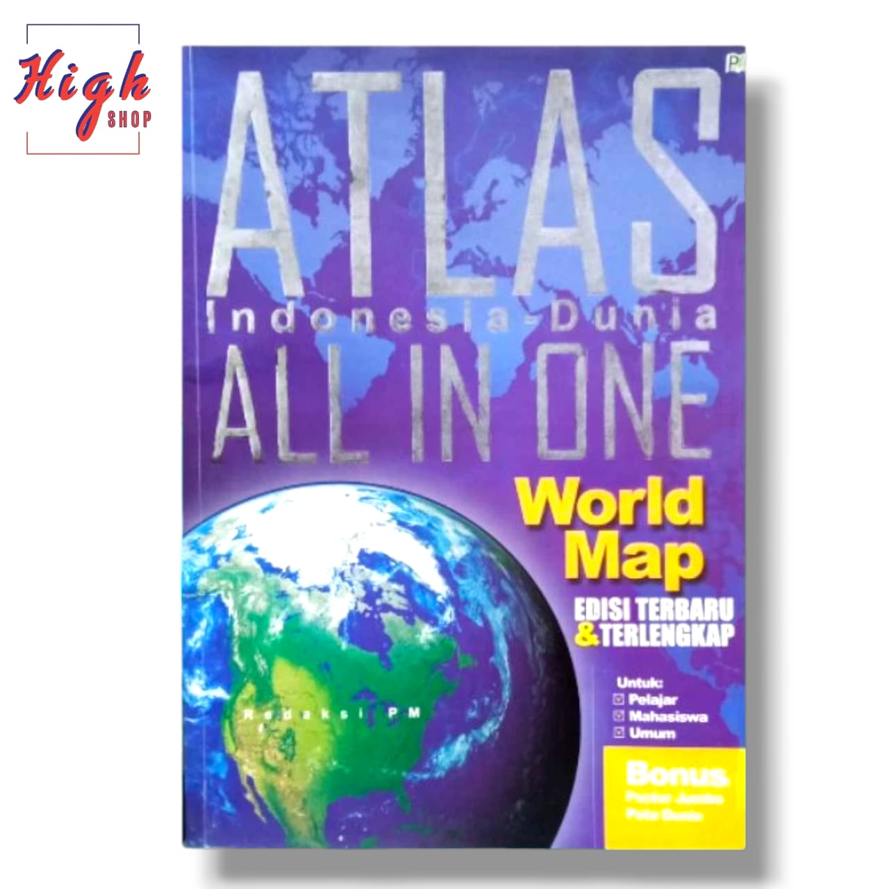 Buku Original Atlas Indonesia - Dunia All In One World Map | Lazada ...
