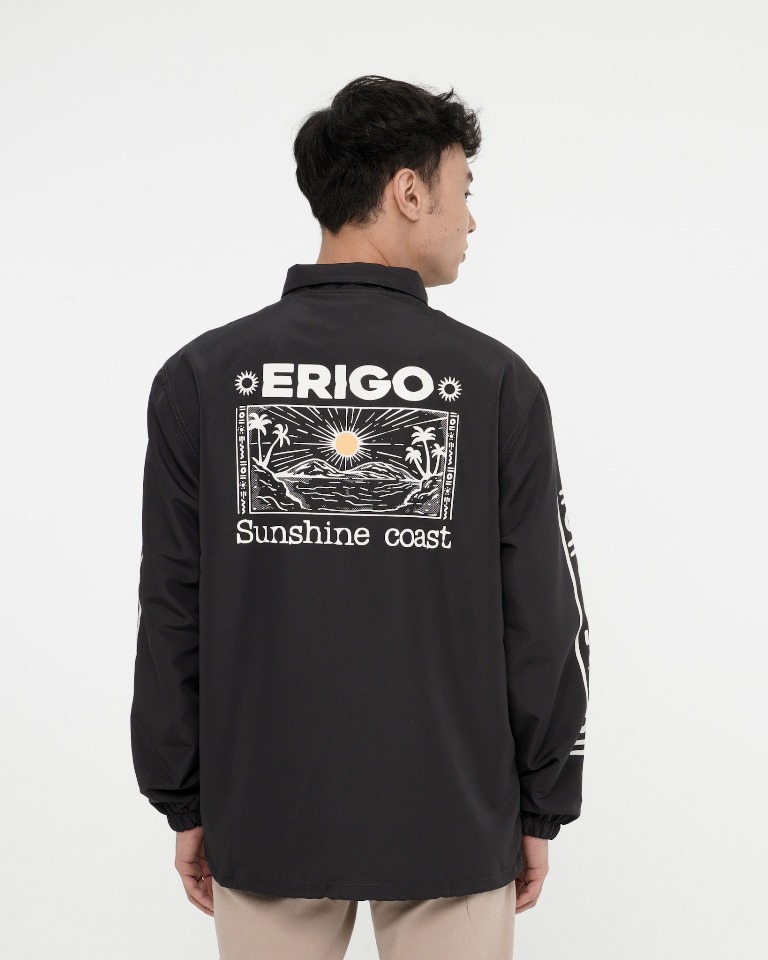 Erigo Coach Jacket Sunshine Coast Asphalt Unisex | Lazada Indonesia