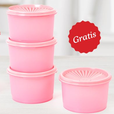 Tupperware Mini Deco Canister 600ml ECER 1pcs | Lazada Indonesia