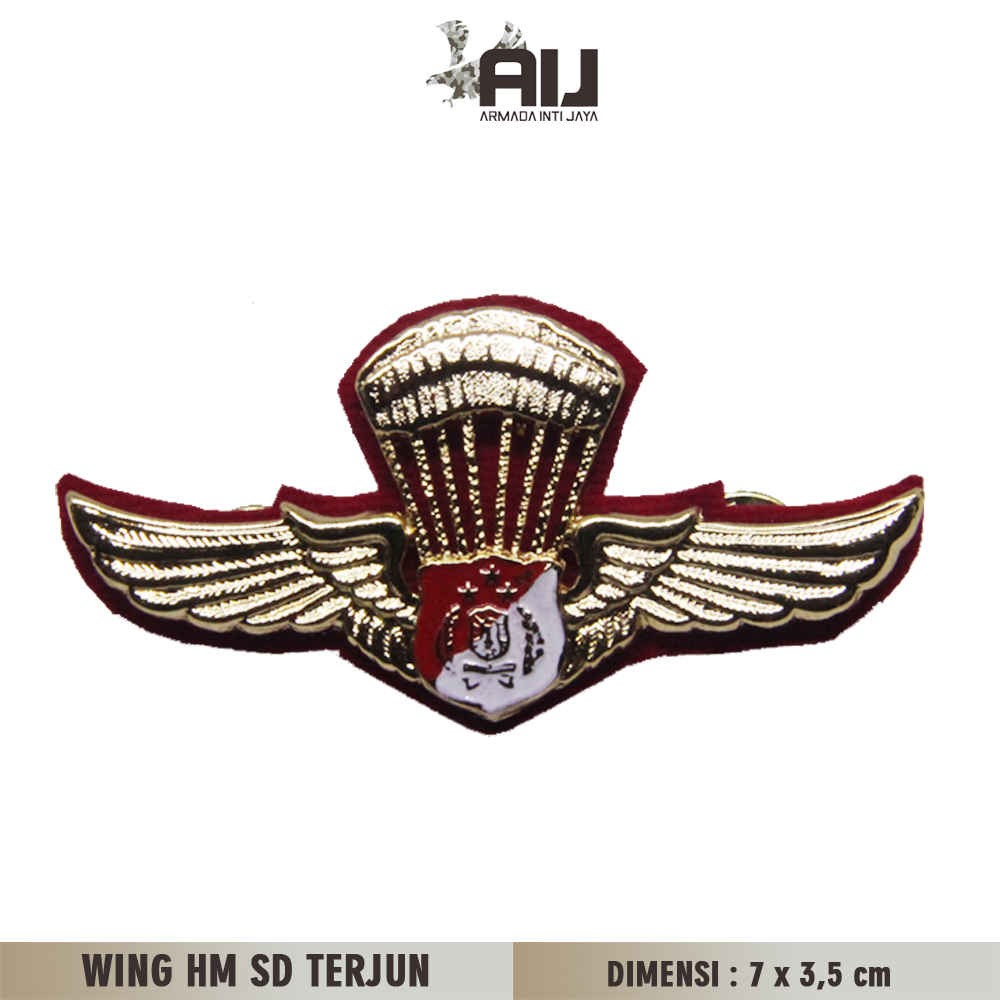 Aksesoris Brevet Perwira Keren - Wing SD Terjun | Lazada Indonesia