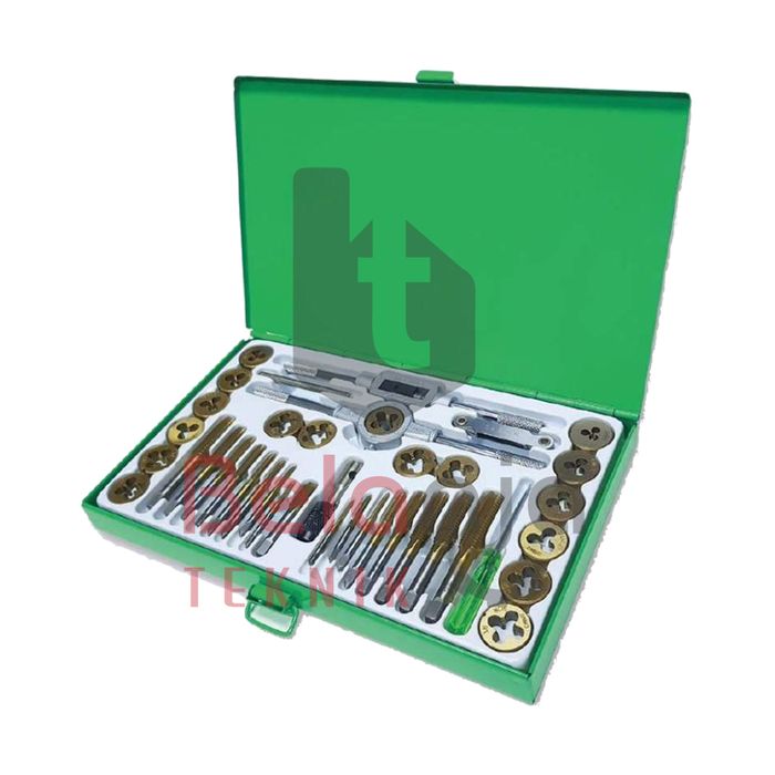 TEKIRO Hand Taps And Dies Set 40 Pcs Tap Set dan Snei 40 Pcs Tekiro ...