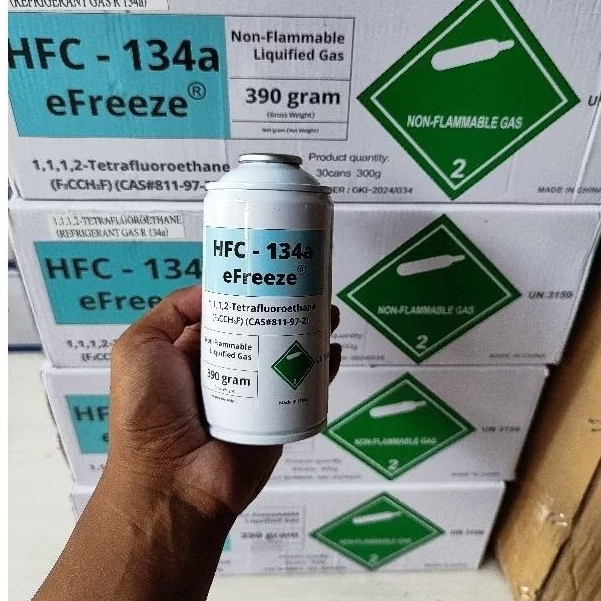 eFreeze HFC-134a Refrigerant Gas FREOn HFC R134a 134a mobil kulkas ...