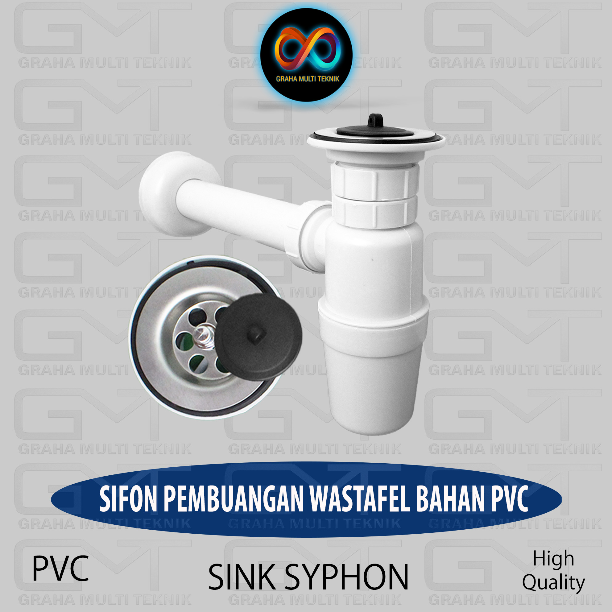 Sifon Wastafel Pvc Plastik Botol / Pipa Pembuangan Wastafel / Sifon ...