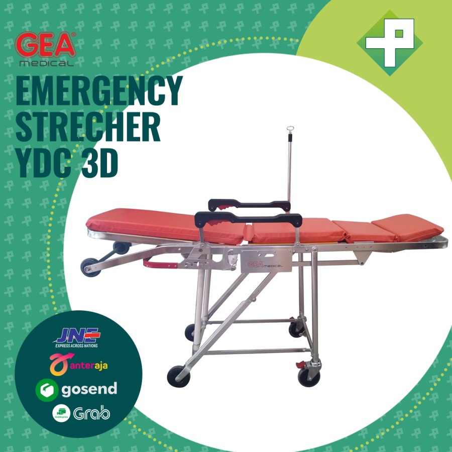 Emergency Stretcher GEA YDC 3D / Tandu Darurat / Stretcher Ambulance ...