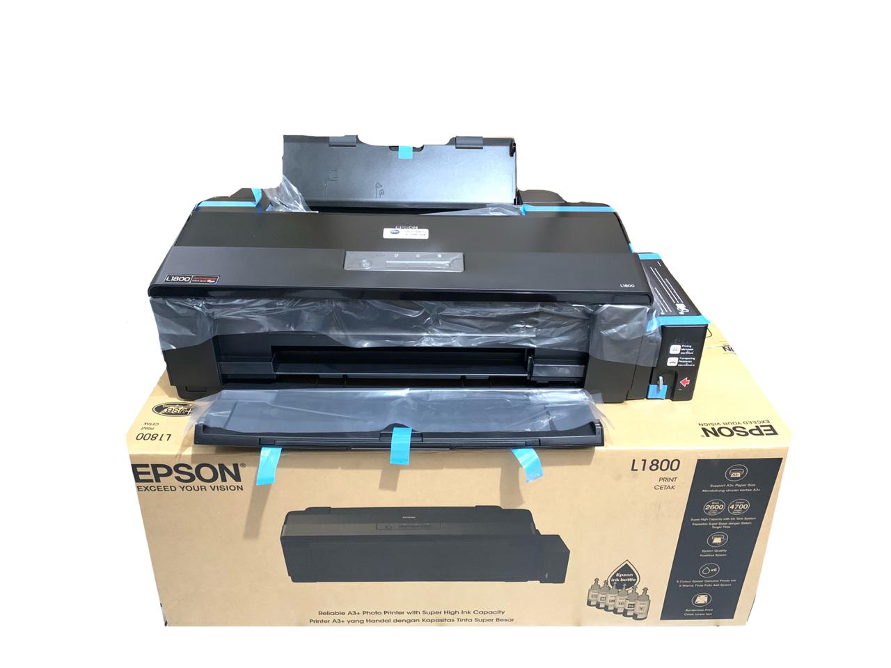 PRINTER EPSON L1800 A3 Photo Ink Tank Printer ORIGINAL RESMI | Lazada ...