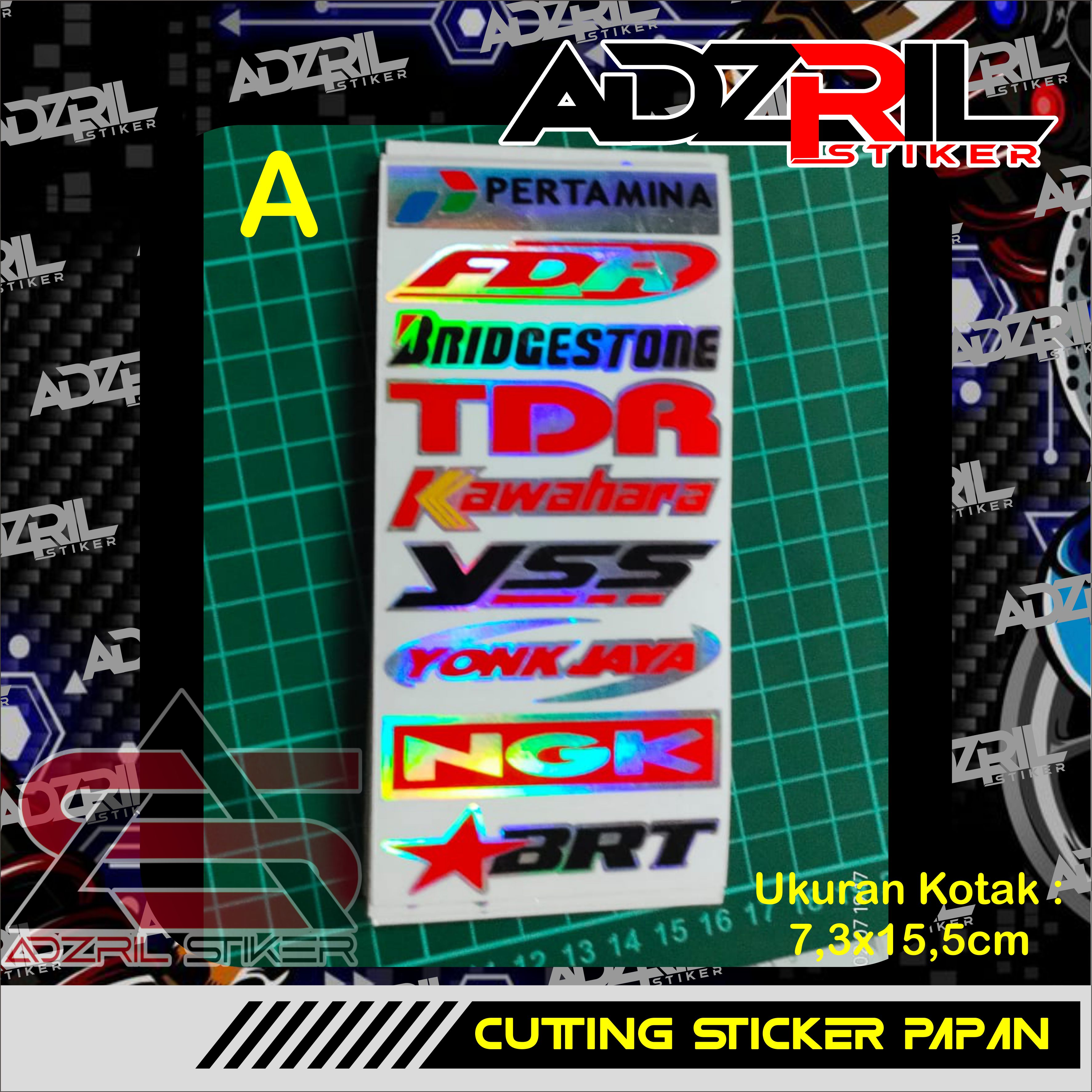 STICKER CUTTING OTOMOTIP PAPAN / STICKER MOTOR / STICKER MOBIL ...