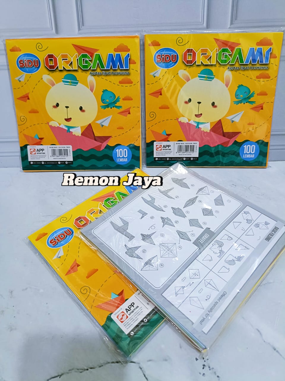 Kertas Origami Sidu Ukuran 16cm 1 Pak (Isi 100 Lembar) | Lazada Indonesia