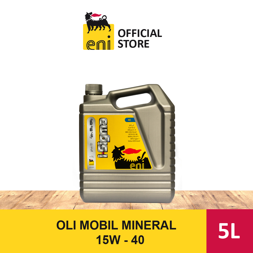 Oli Mobil ENI i-Sigma Plus ID SAE 40 - 5Liter | Lazada Indonesia