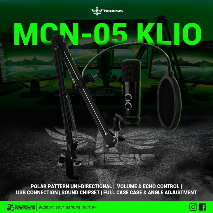 NYK Nemesis MCN-05 Klio - MCN05 MCN 05 Microphone Stand Arm Mic ...