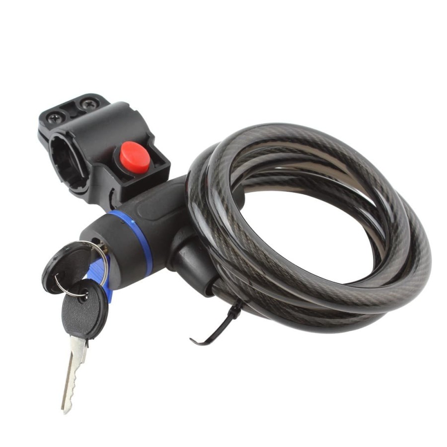 NO BRAND List biru Kunci Gembok Ban Sepeda Anti Maling 0.9 Meter T10 ...