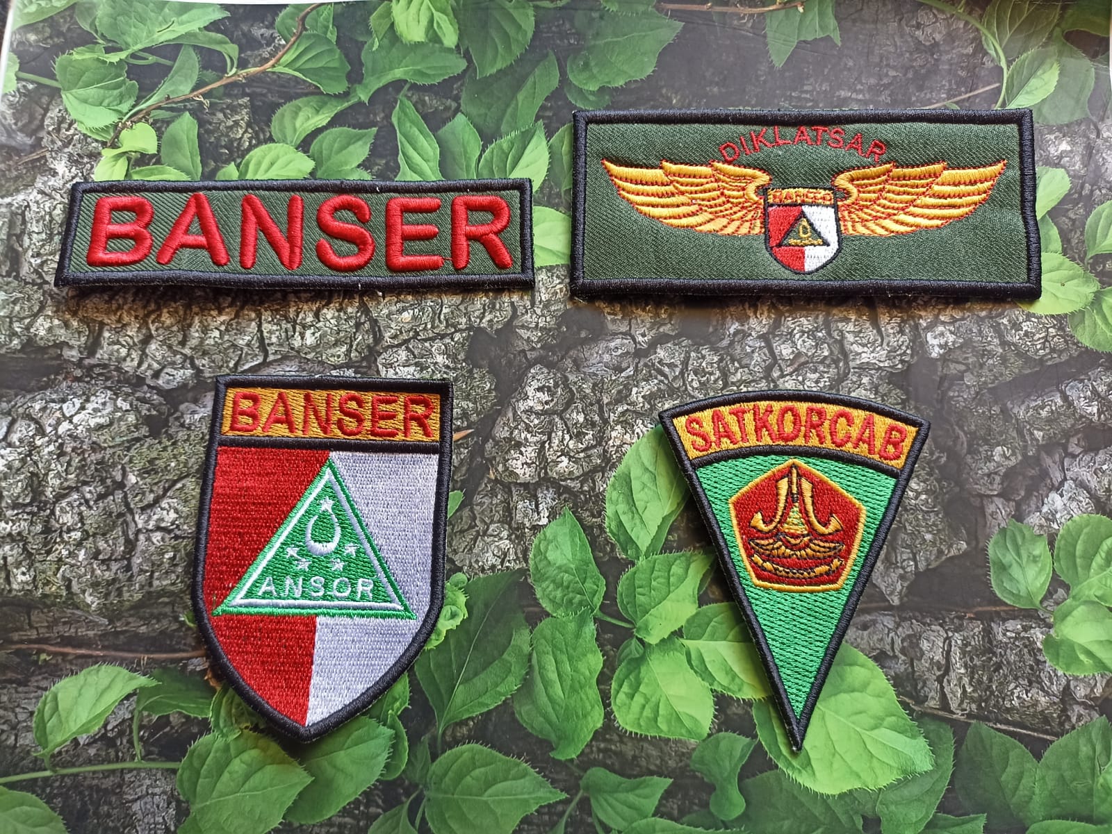Emblem Patch Bordir Logo BANSER Set 4 PCS | Lazada Indonesia