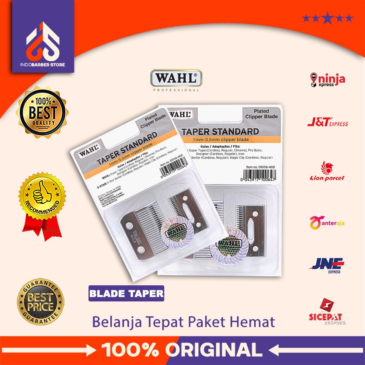 WAHL Blade Taper Alat Cukur Barbershop | Lazada Indonesia