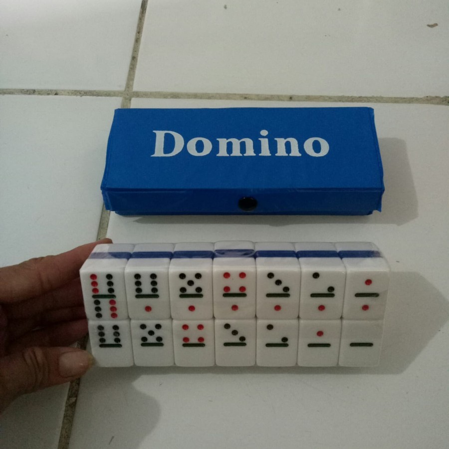 Domino Batu / Gaple Batu / Kartu Domino Playing Tiles + Tas | Lazada ...