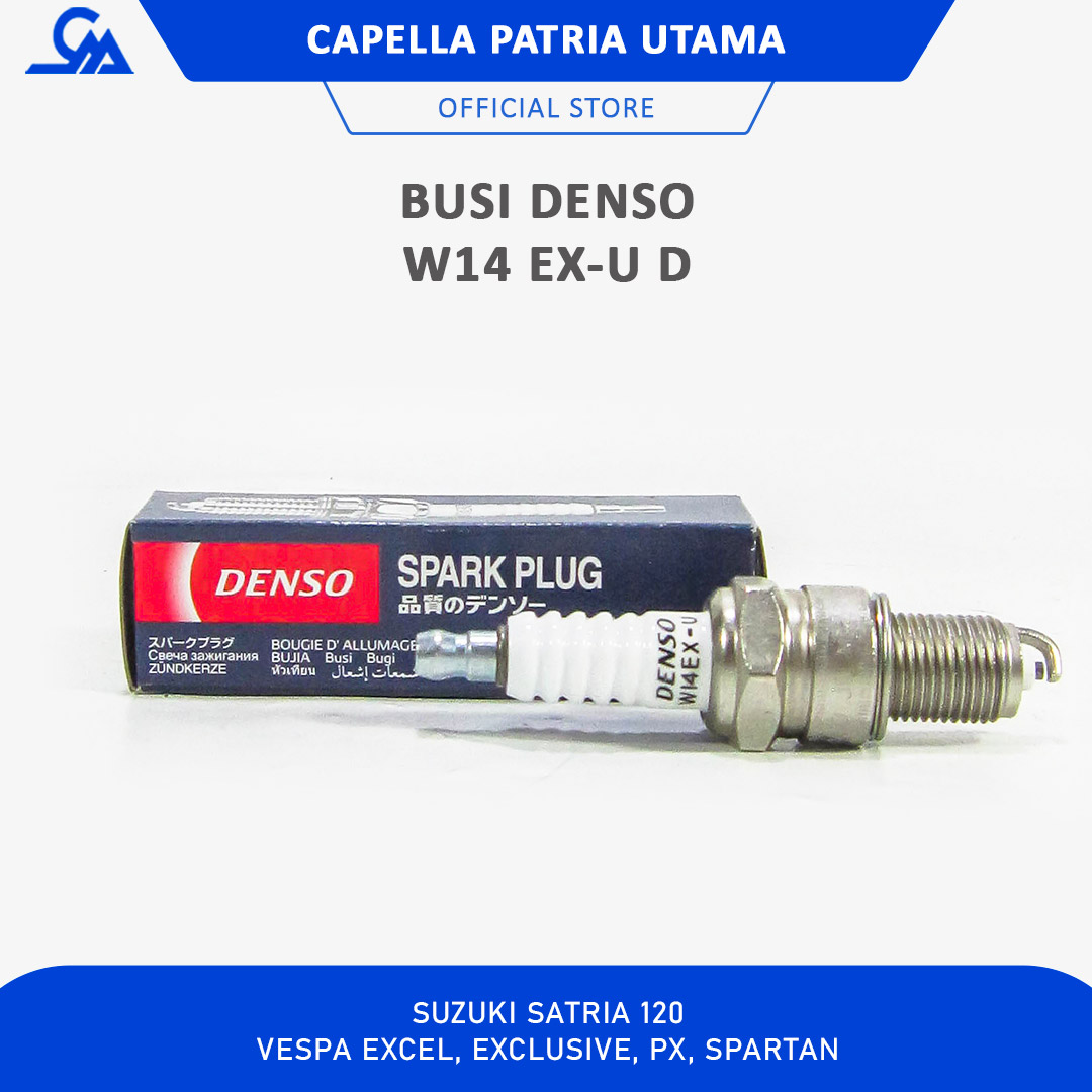 BUSI MOTOR DENSO W14 EX-U D SUZUKI SATRIA 120 VESPA EXCEL EXCLUSIVE PX ...