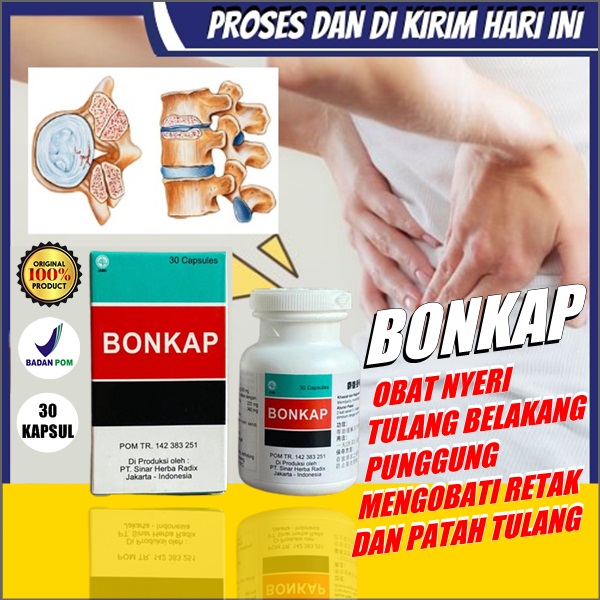 PROMO bonkap obat mengatasi nyeri sendi isi 30 capsule obat nyeri ...