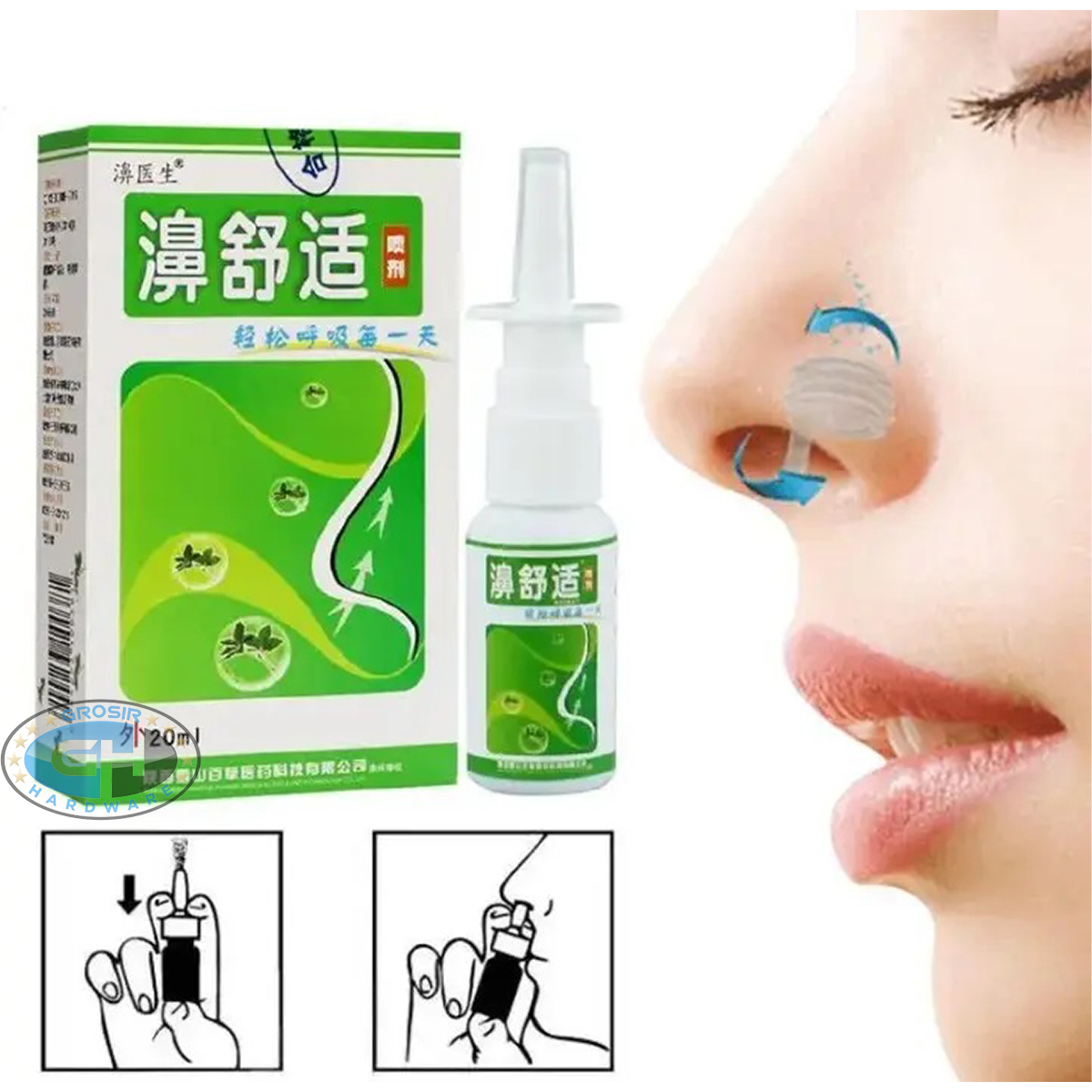 SPRAY SEMPROT SINUS UNTUK RHINITIS HIDUNG GATAL PERIH TERSUMBAT ALERGI ...