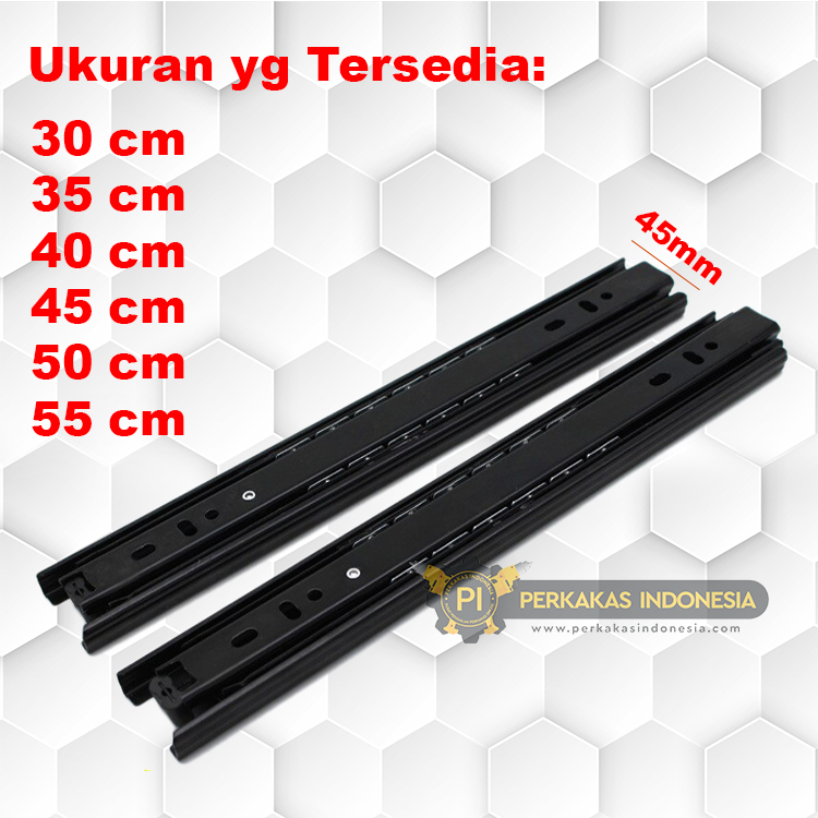 Rel Laci Huben Double Track 30 Cm Bahan Besi Relling Dobel Tarik Trek ...