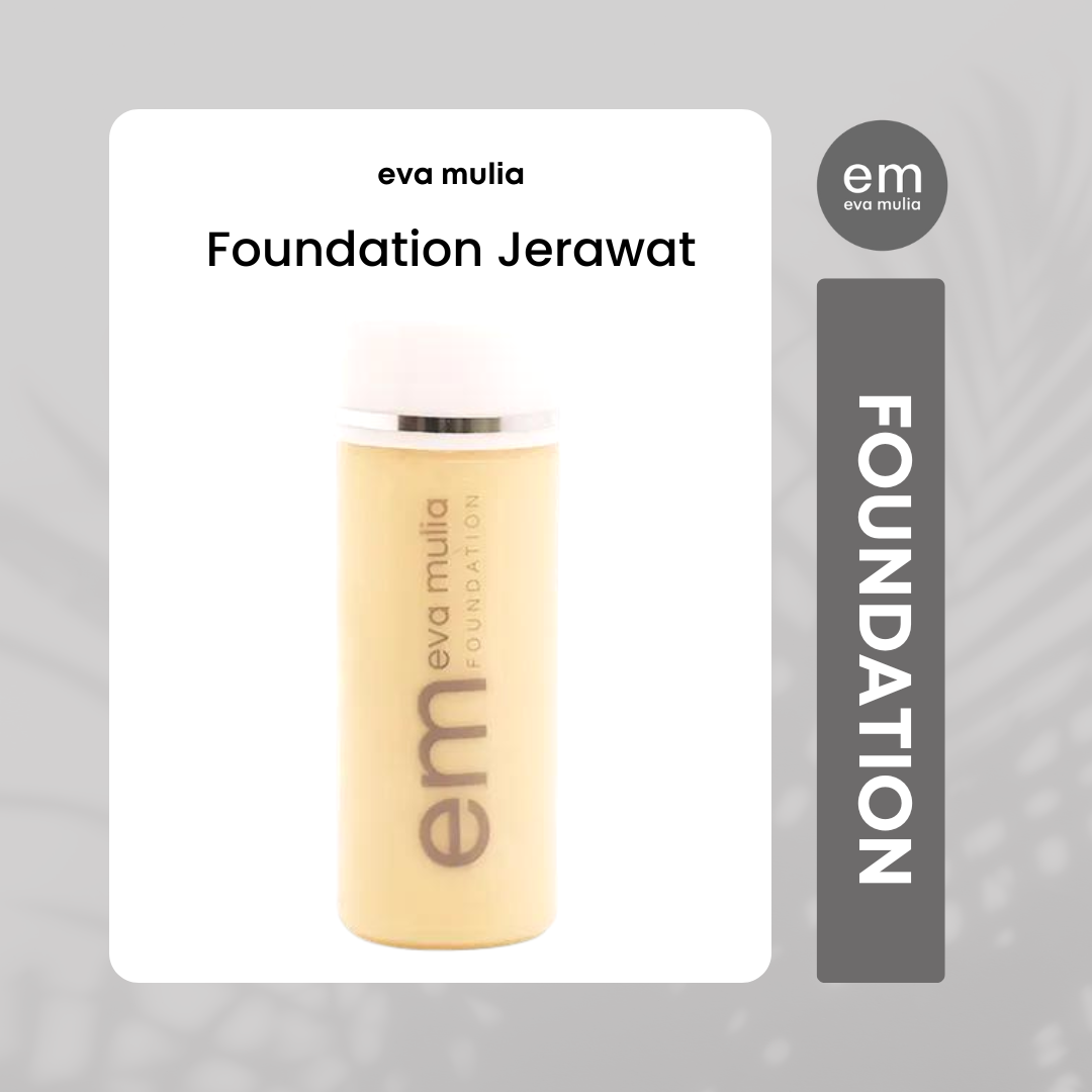 Eva Mulia Foundation 60 ml - Bedak Foundation Untuk Wajah Cenderung ...