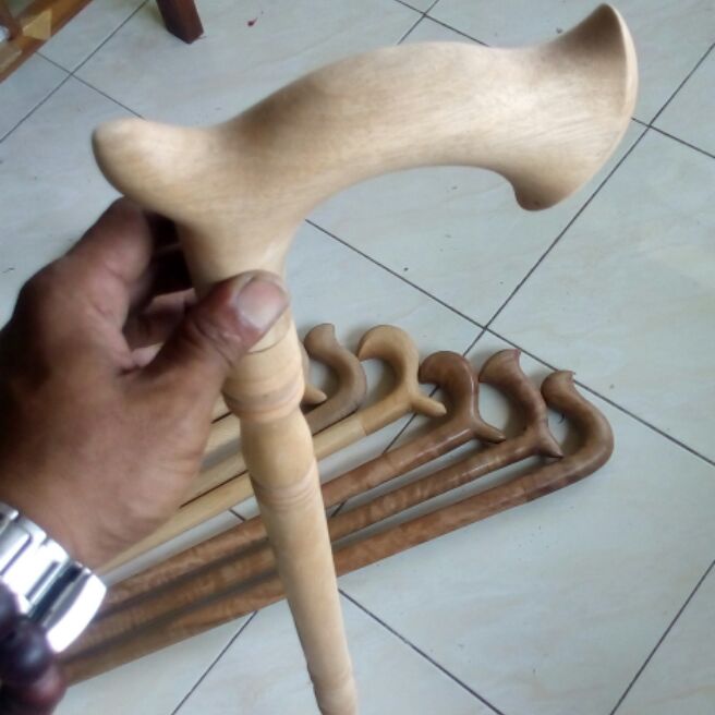 tongkat jalan kayu BIDARA ARAB model profil | Lazada Indonesia
