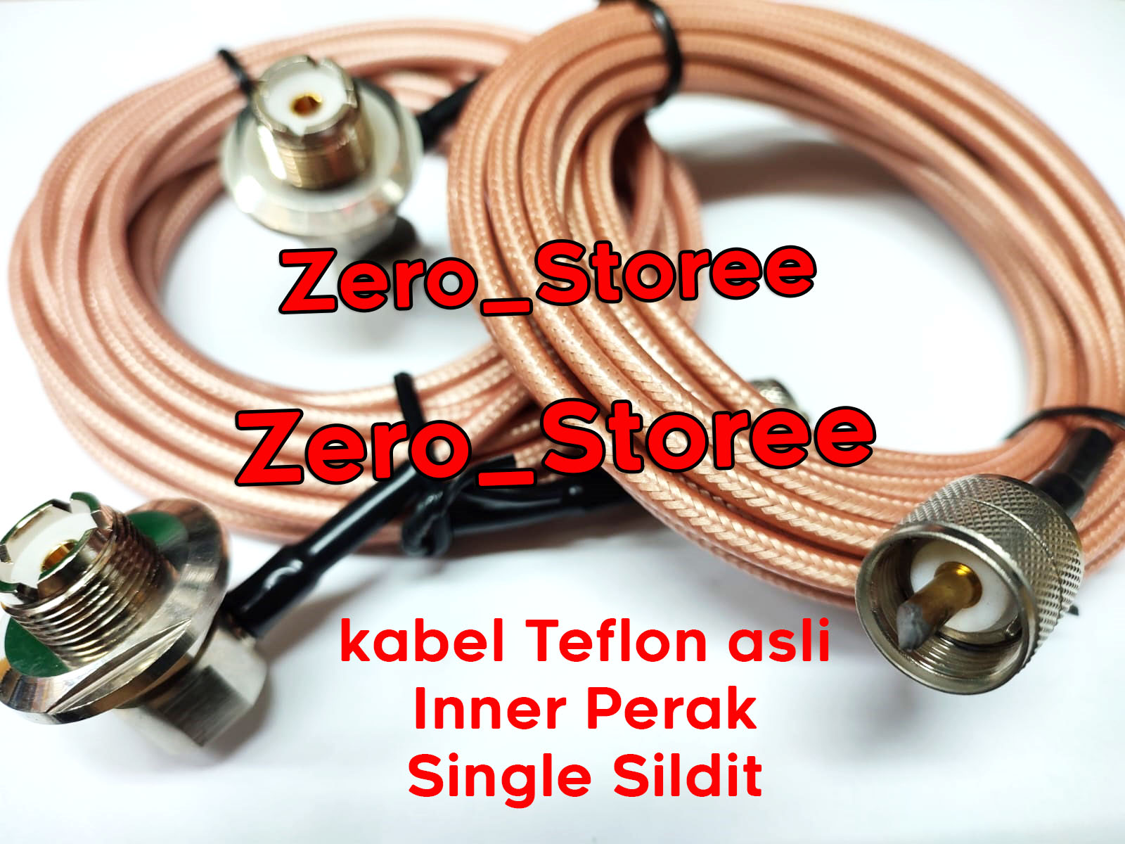 Teflon Kabel Breket antena Mobil Radio RIG RG58 ASLI Teplon kabel anti ...