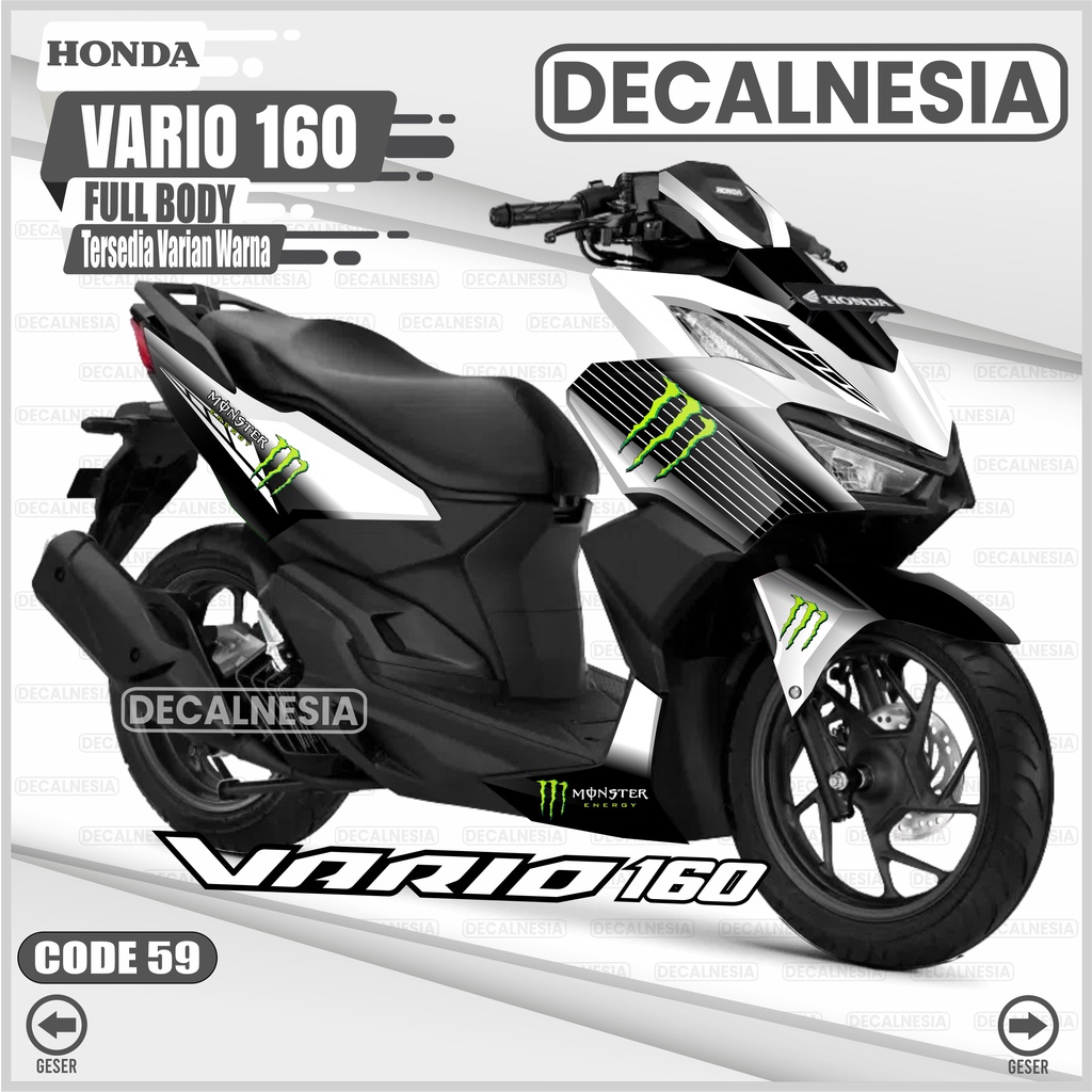 Decal Vario 160 Full Body Stiker New 2022 Abs Motor Honda Sticker ...