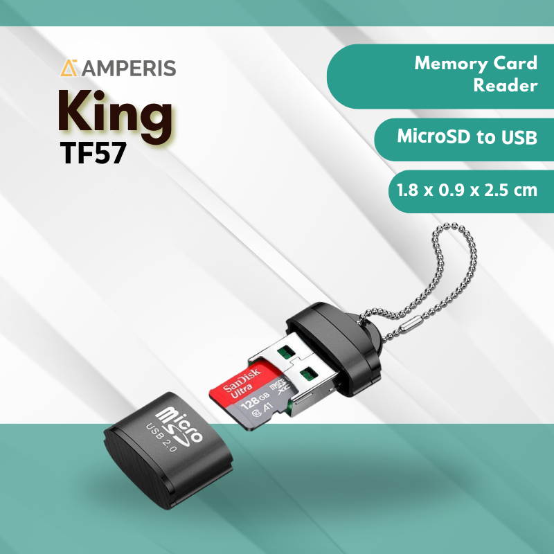 KING TF57 Mini USB Card Reader for MicroSD | Pembaca Kartu MikroSD ...