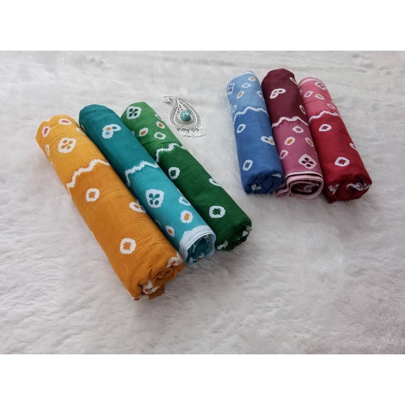 Kain jumputan kain bridesmaid kain batik jumputan jumputan | Lazada ...