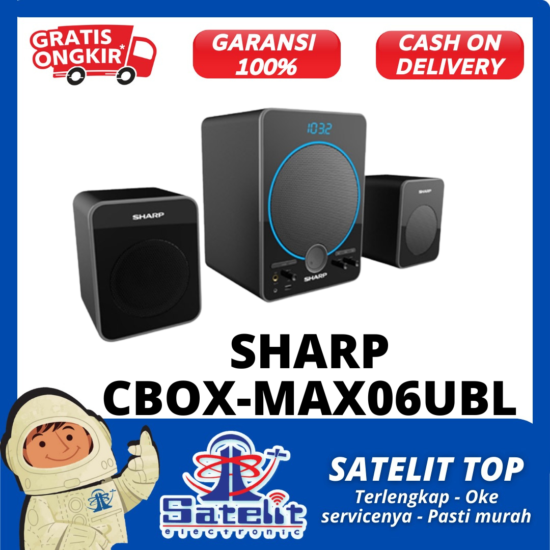Sharp Speaker Aktif CBOX-MAX06UBL | Lazada Indonesia
