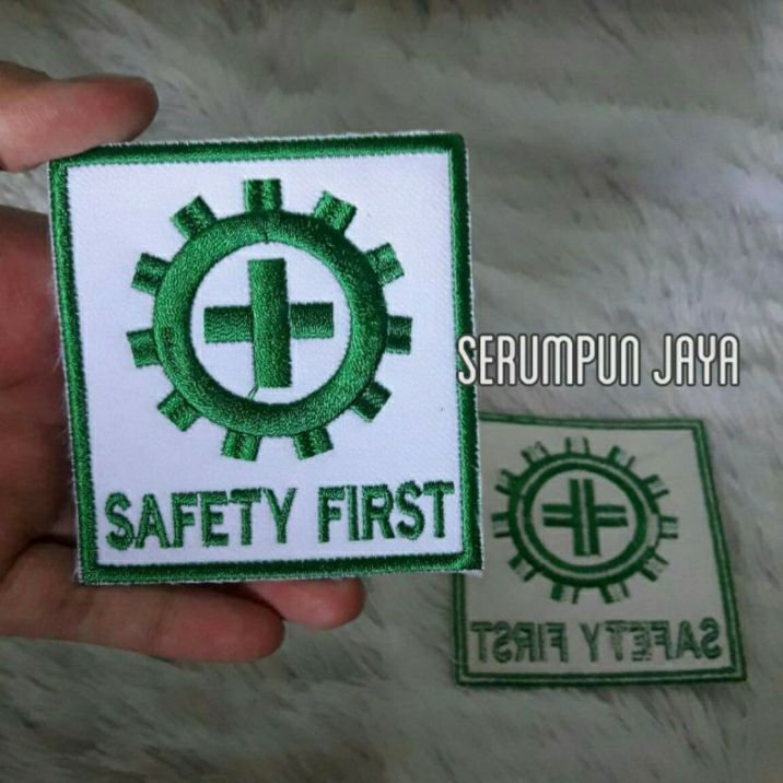 EMBLEM SAFETY FIRST - EMBLEM SAFETY FIRST BORDIR | Lazada Indonesia