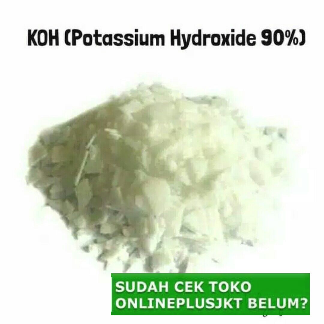 TERMURAH Bahan kimia KOH (Potassium Hydroxide) 90% - 1Kg | Lazada Indonesia