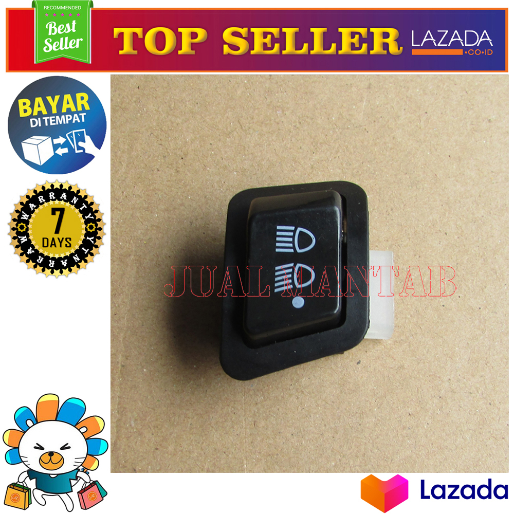 Saklar Lampu Dim Kiri Motor Vario 125 Beat 3 Way Off Jauh Dekat HIGH ...