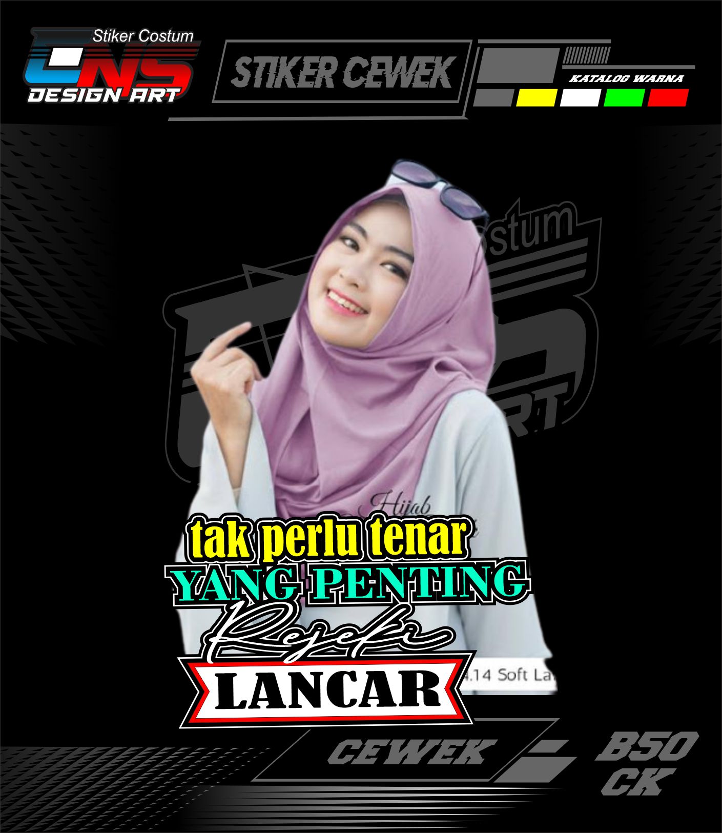 stiker cewek stiker mobil stiker motor stiker truk stiker variasi ...