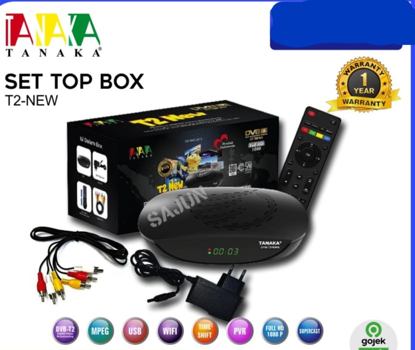 TANAKA T2 NEW SET TOP BOX Digital EWS DVB STB Digital T-2 NEW | Lazada ...
