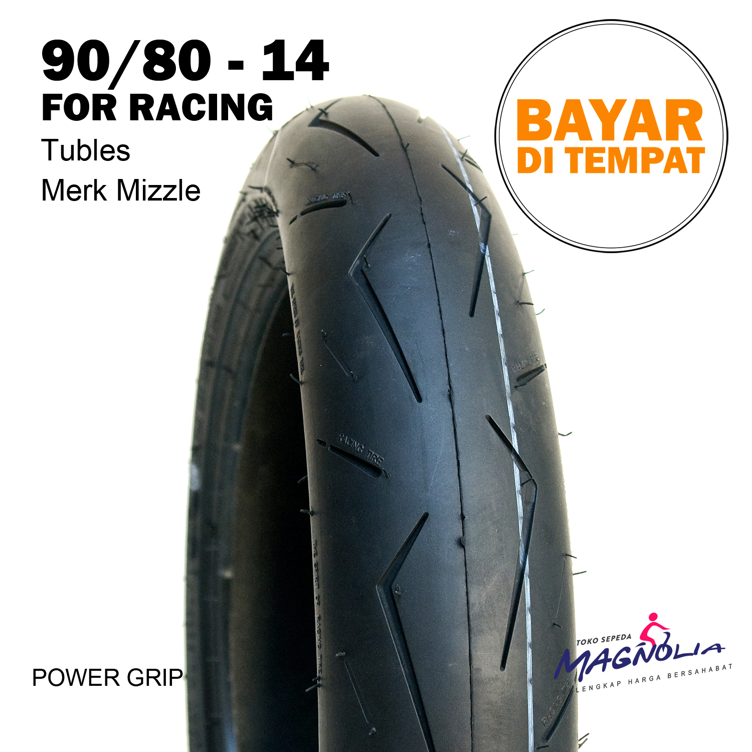 Ban Motor Matic Mizzle MR01 Soft Compound 90/80 Ring 14 RACING | Lazada ...