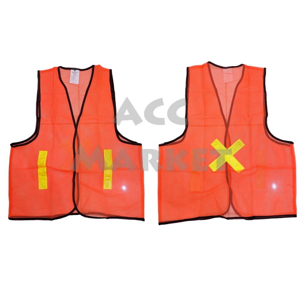 Baju Rompi Jala X Safety Vest Jaring Proyek Safeti Tukang | Lazada ...