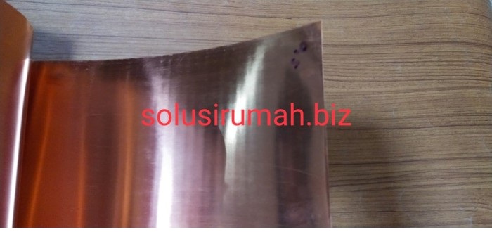 PLAT TEMBAGA t 0.5MM POTONGAN PER100CM SHEET LEMBARAN CUSTOM tebal 05MM ...
