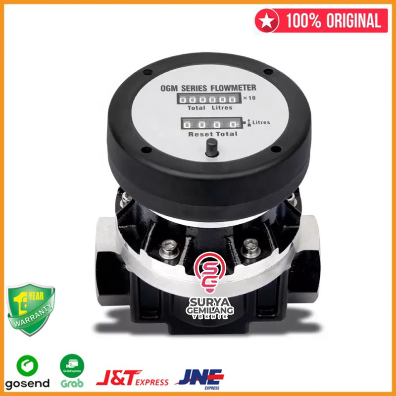 FLOW METER OGM 2 inch METERAN SOLAR FLOW METER SOLAR MINYAK ANALOG ...