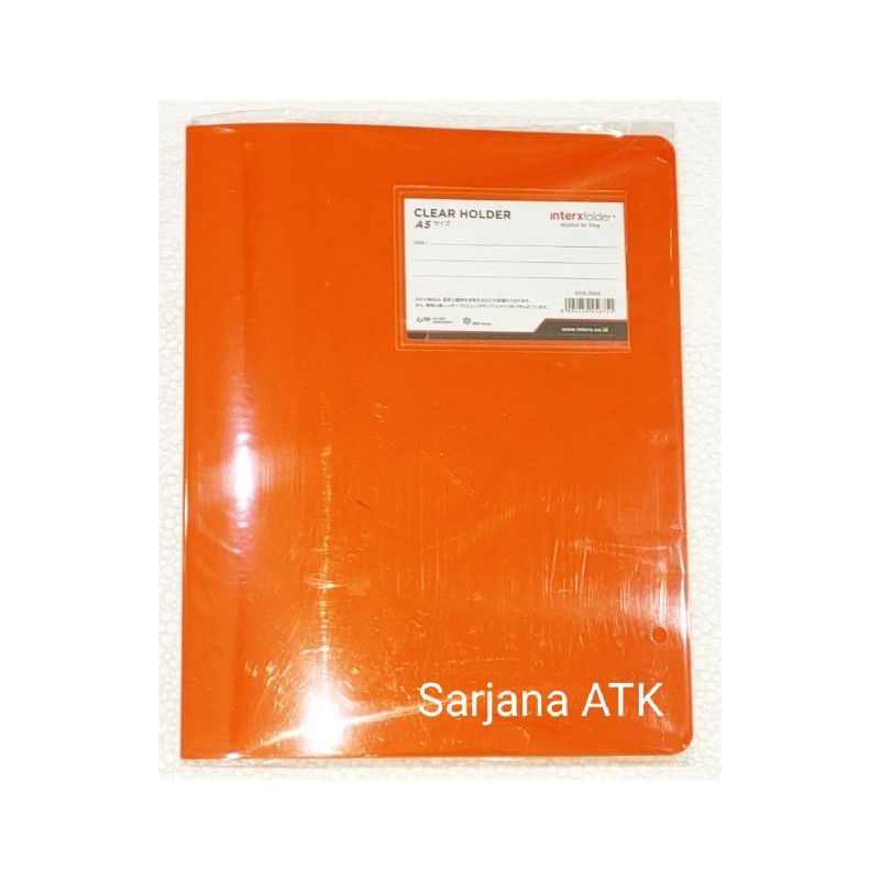 Map Plastik Clear Holder / Dokumen Keeper A5 20 Pocket Inter X | Lazada ...