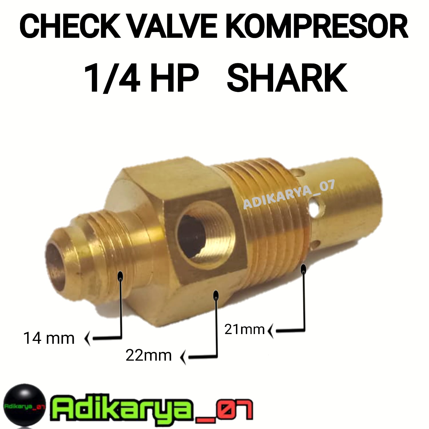 Check valve kompresor 1/4 hp SHARK | Lazada Indonesia